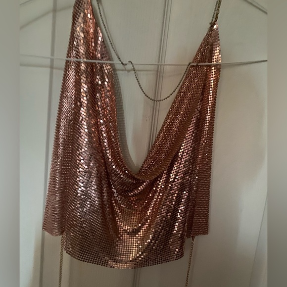 Tops | Chain Mesh Top | Poshmark
